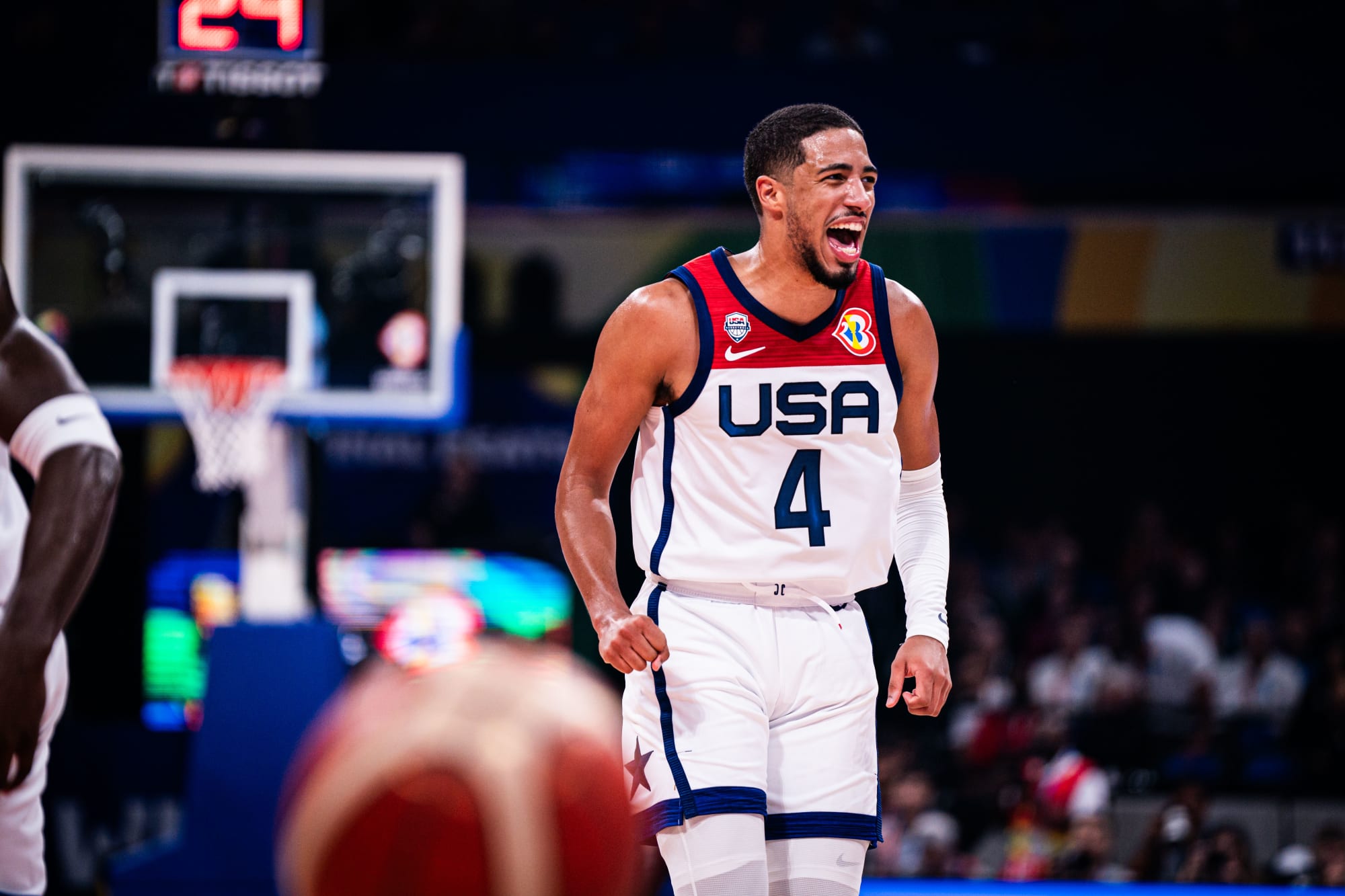 USA survive late Boomers' comeback, get second win of the summer - Men's Olympic Basketball ...