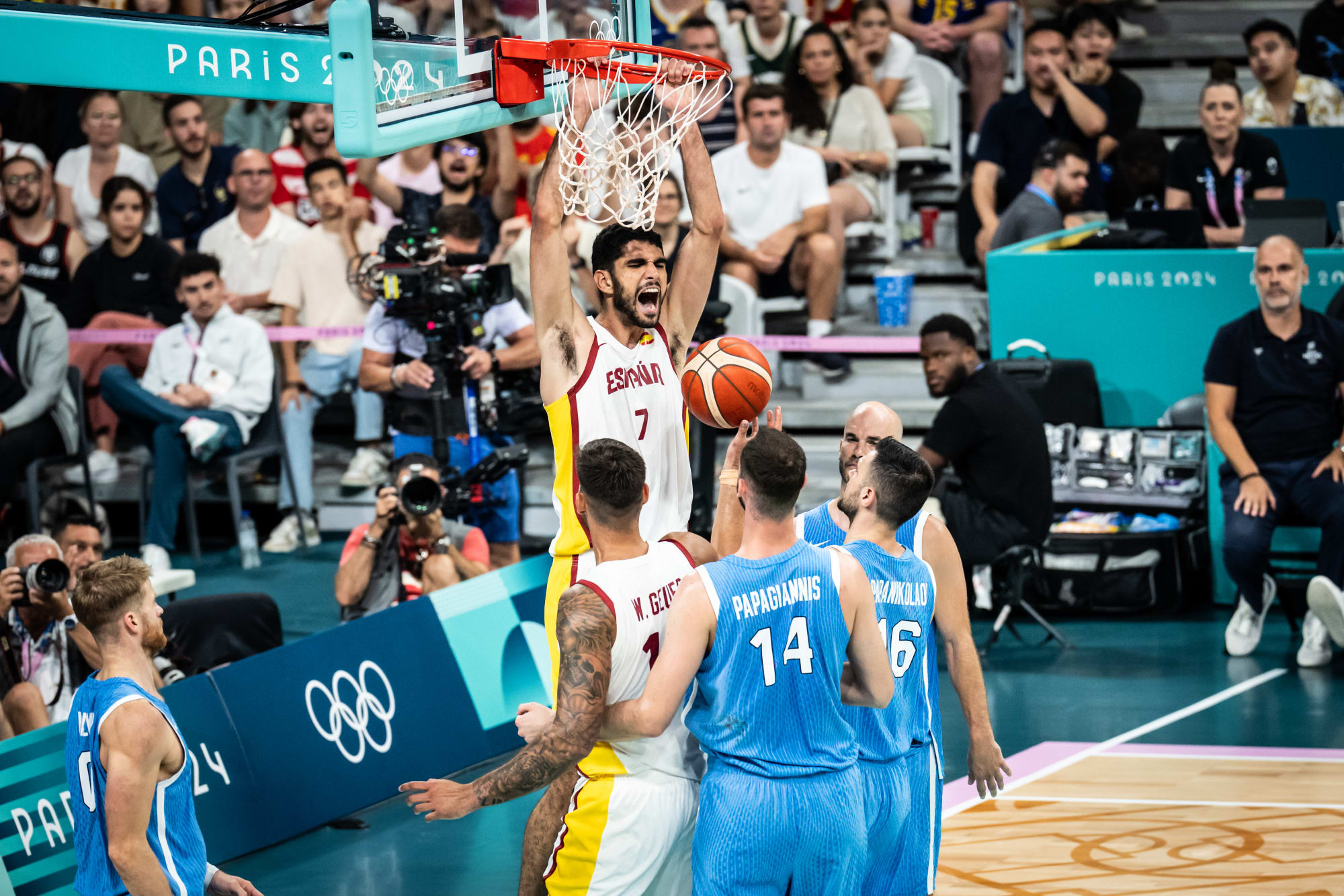 Santi saves Spain - again - Men's Olympic Basketball Tournament Paris 2024 | FIBA Basketball