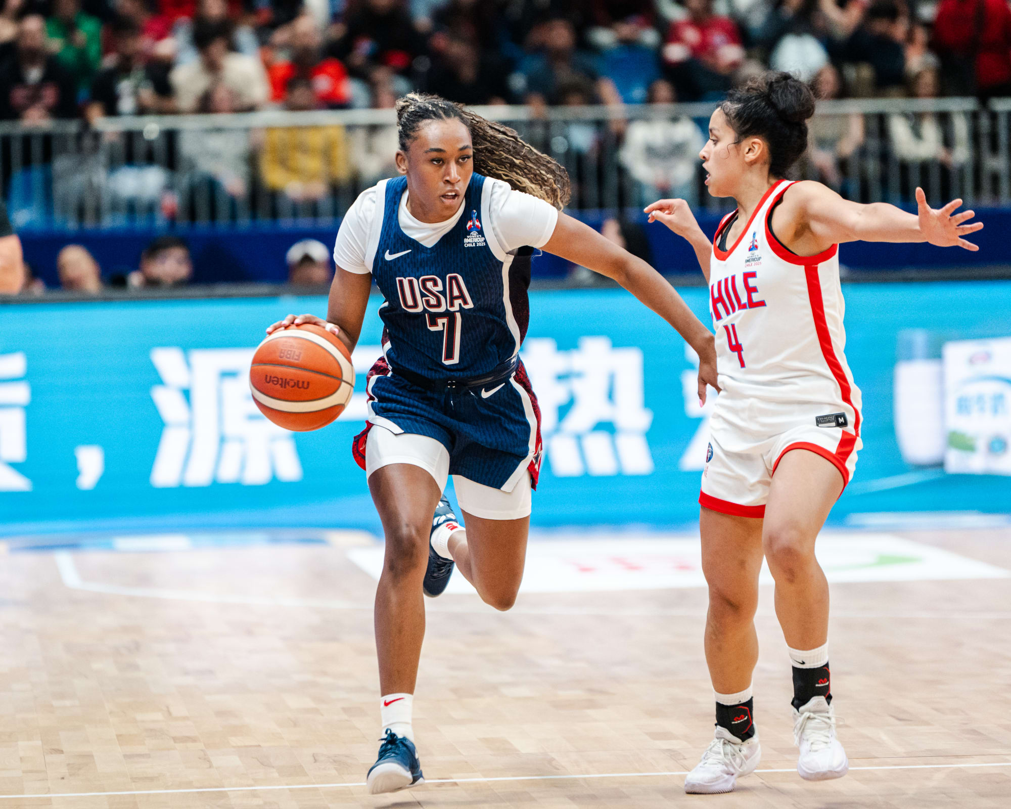 USA takes first quarter to find its rhythm, then overwhelms Chile - FIBA Women's AmeriCup 2025 ...