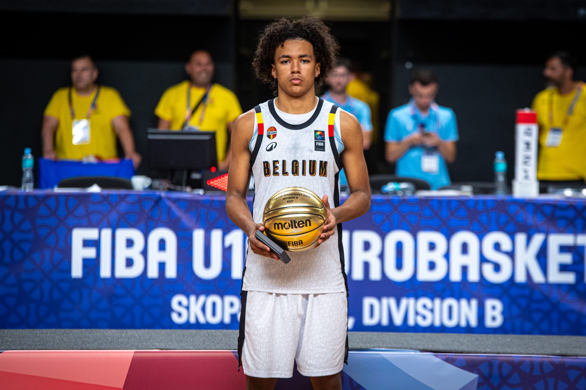 Belgium's Ona Embo named Division B MVP; leads All-Star Five - FIBA U16 EuroBasket 2025 ...
