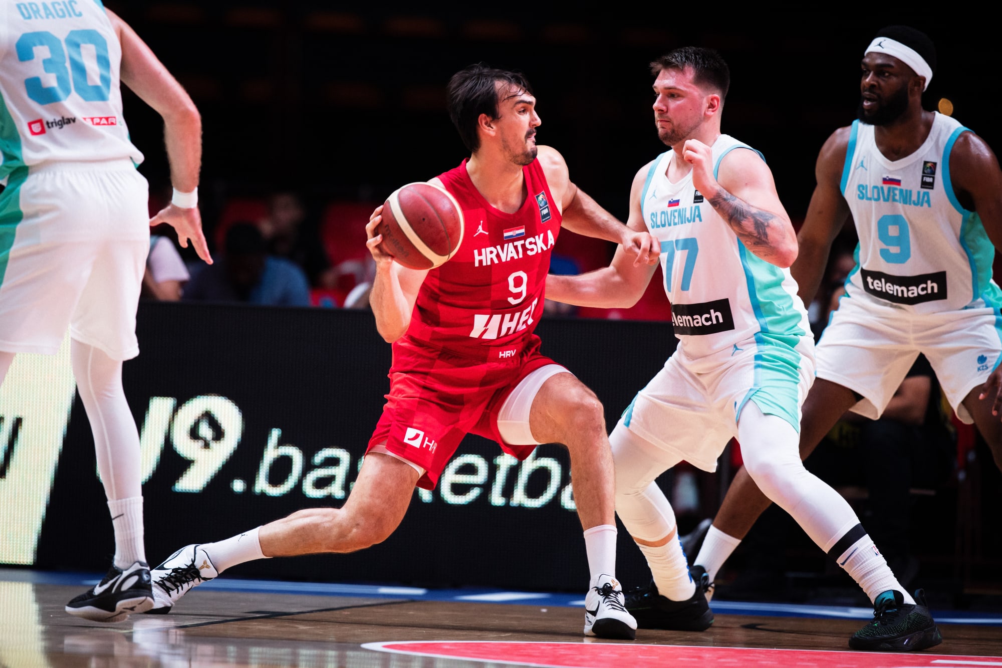 Triple-double duel of captains in Piraeus: Dario outlasts Luka - FIBA ...