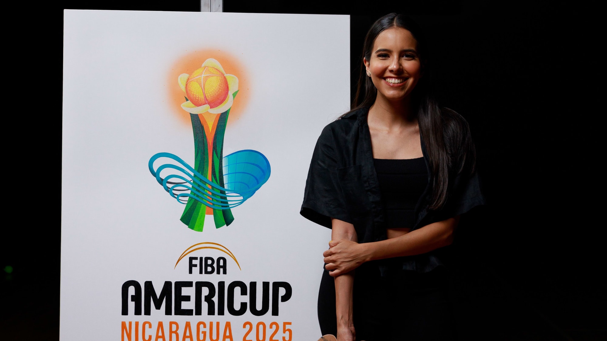 Lili Cantero brings FIBA AmeriCup 2025 logo to life | FIBA Basketball
