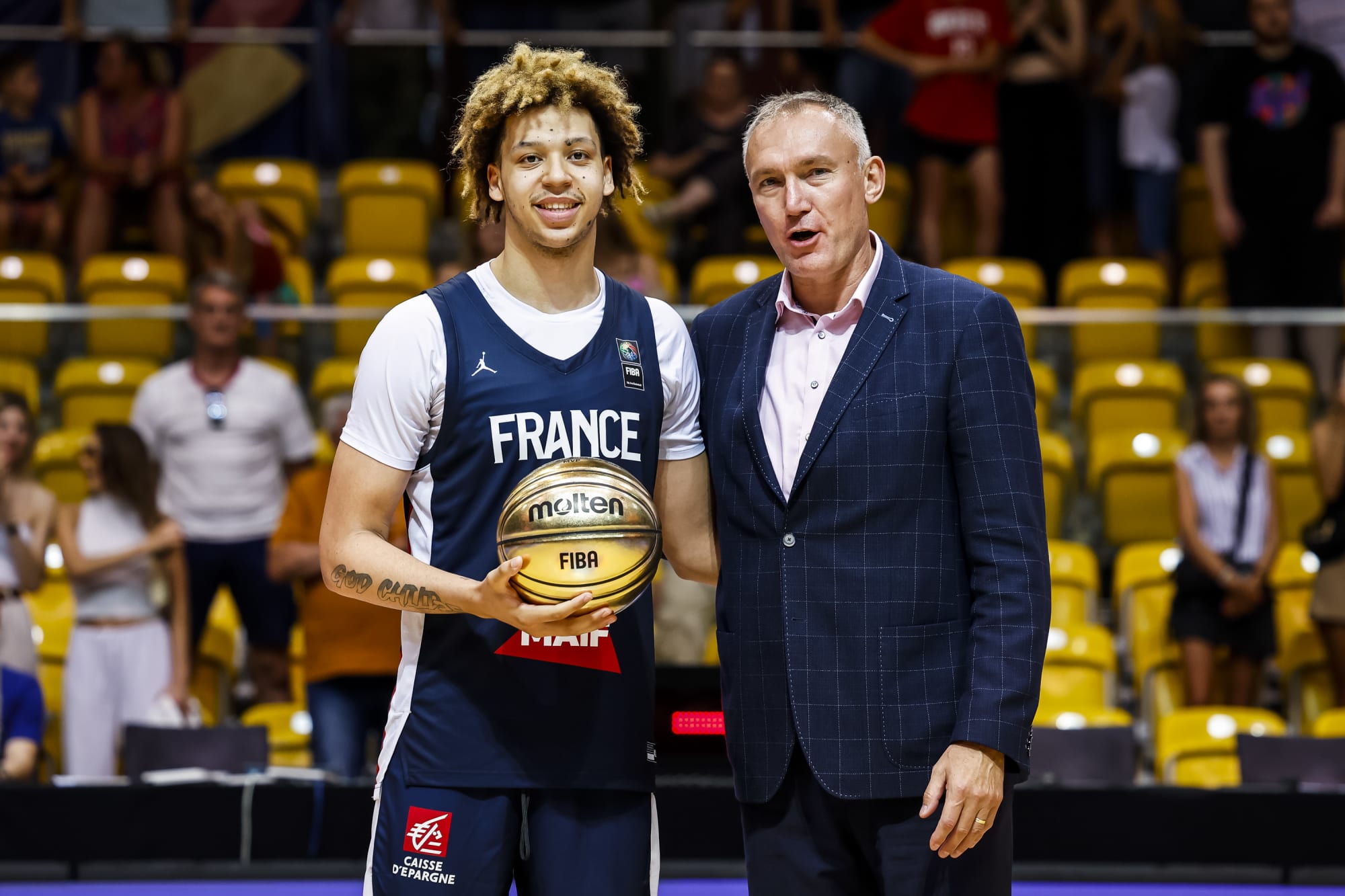 Perrin named MVP, headlines All-Star Five - FIBA U20 EuroBasket 2024 ...