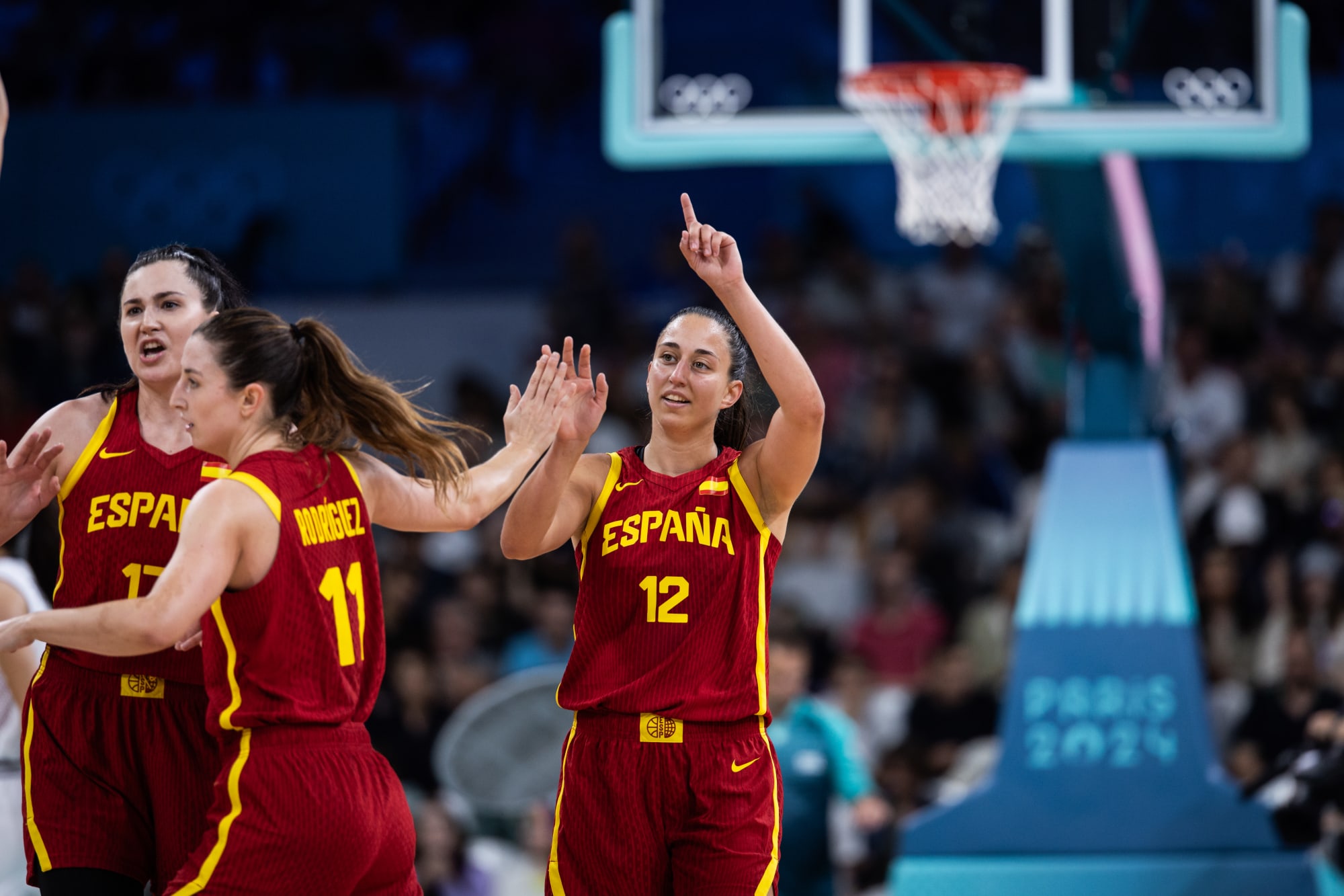 Spain outlast Serbia to lock down top spot in Group A - Women's Olympic ...