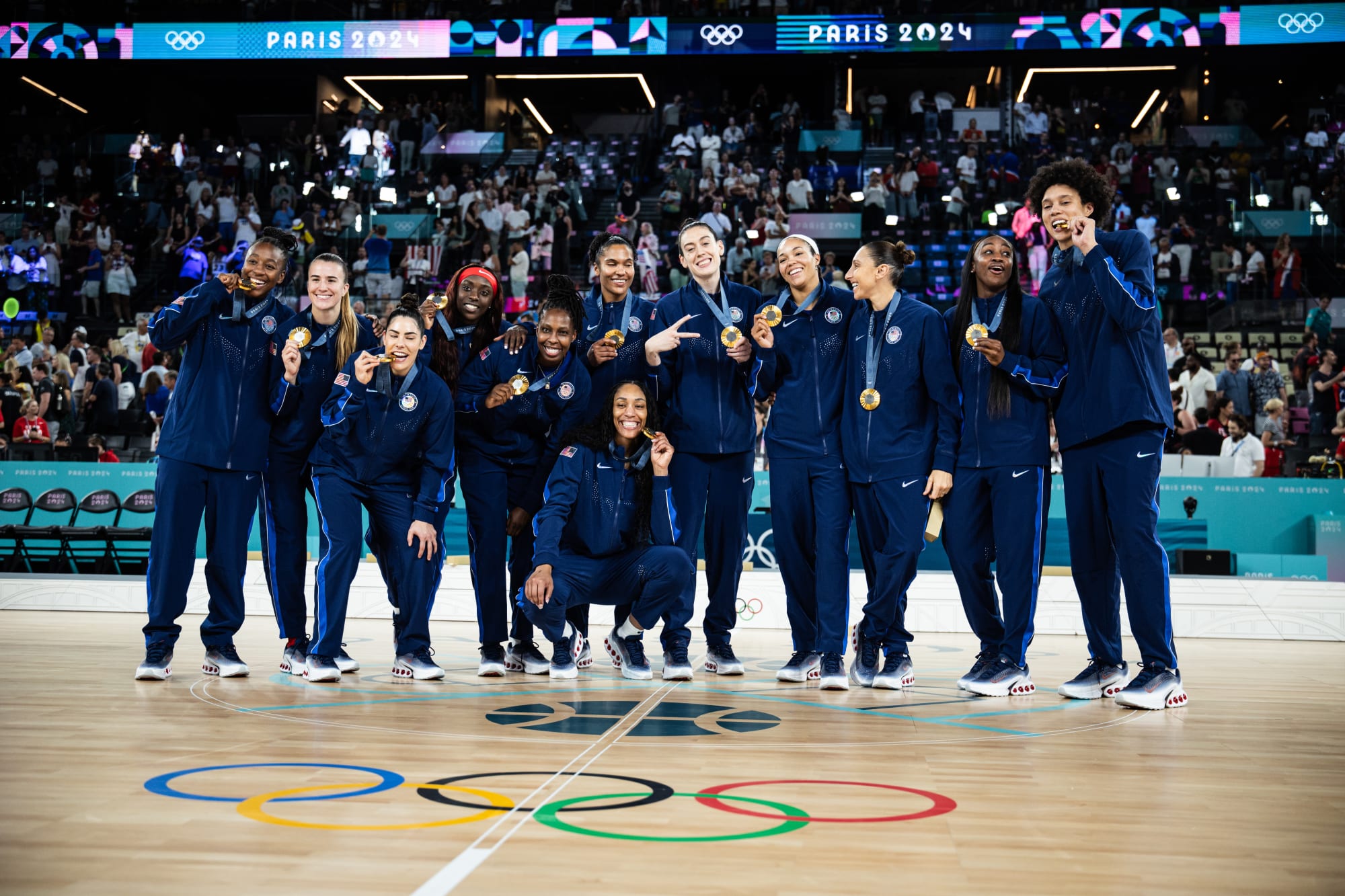 A'ja Wilson leads USA to 10th Olympic Gold Medal - Women's Olympic ...