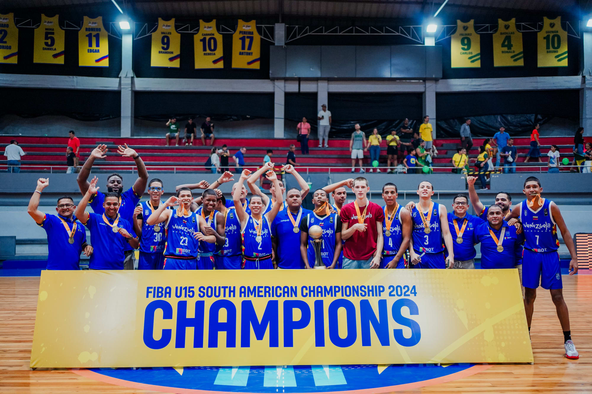 Venezuela conquista la corona - FIBA South American U15 Championship ...
