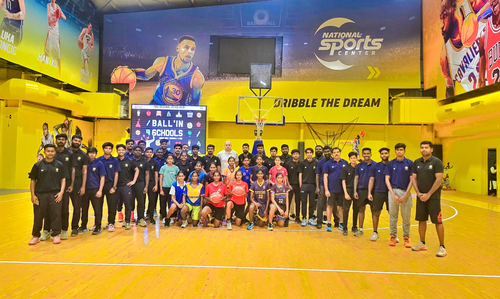 Ball'In Schools program organized in Chennai, Muscat | FIBA Basketball