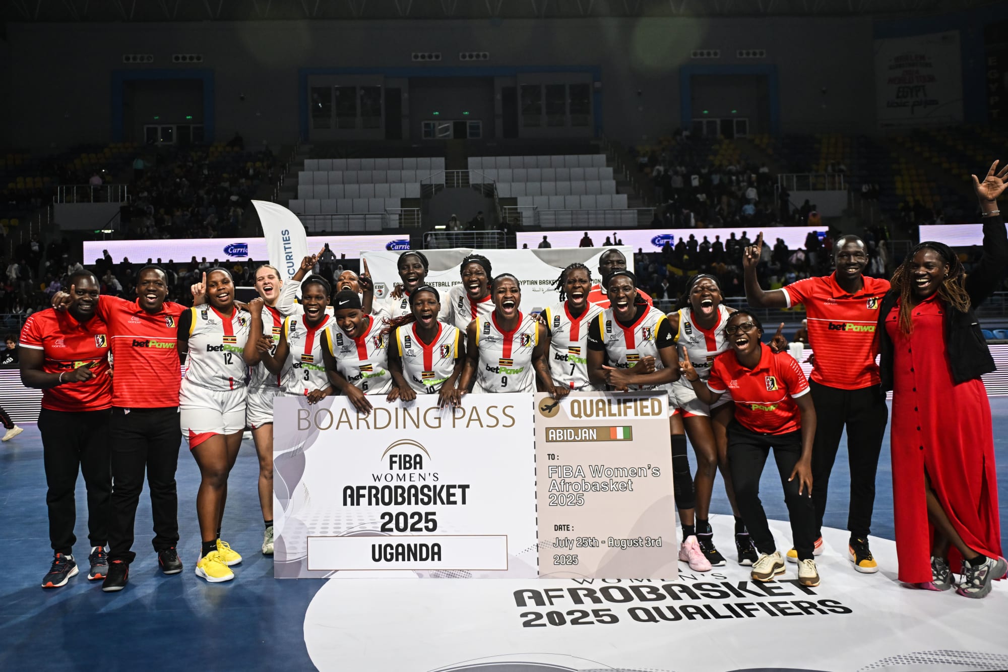 Uganda beat hosts Egypt to qualify for the 2025 Women's AfroBasket ...