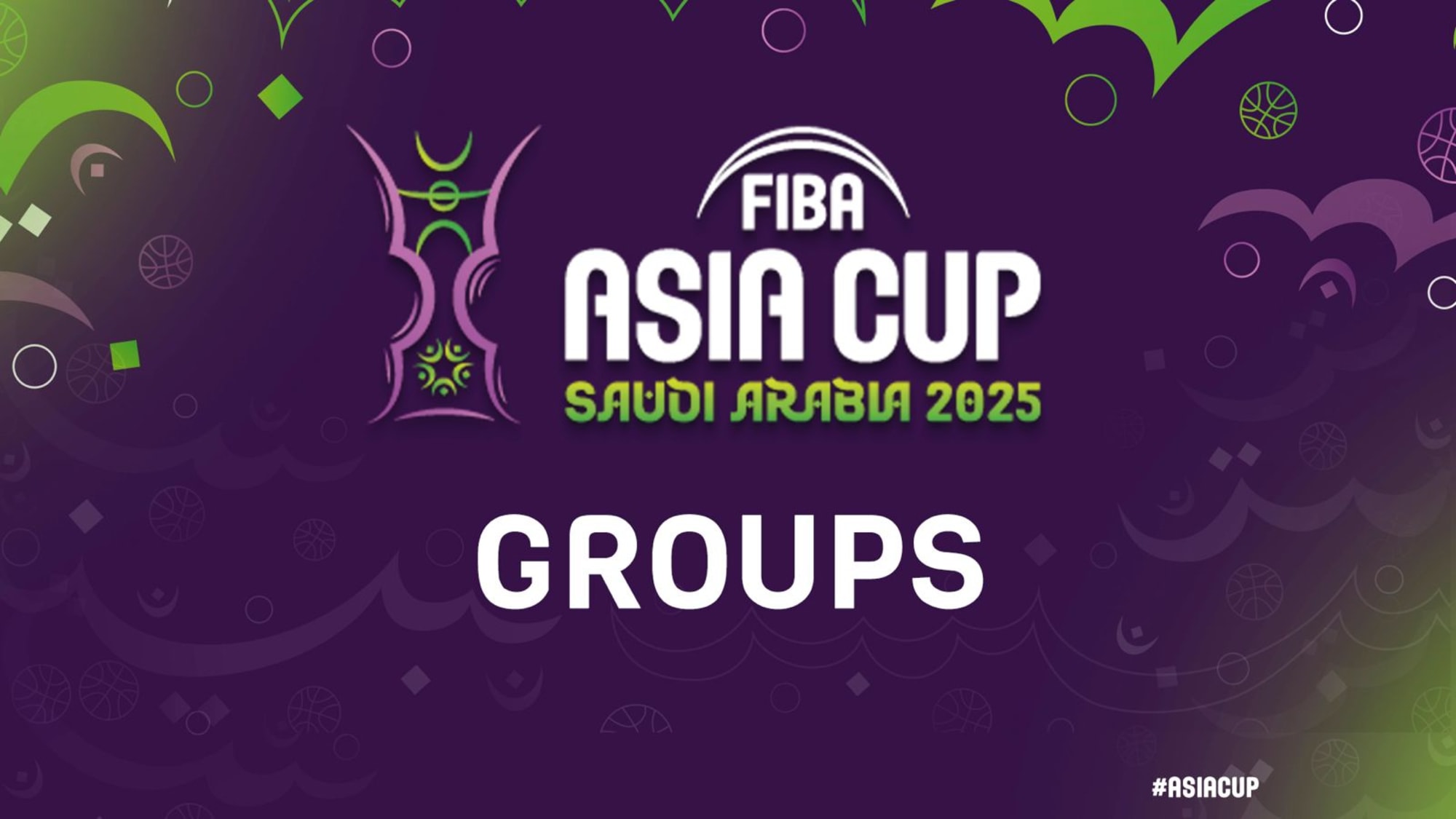 FIBA Asia Cup 2025: Groups confirmed | FIBA Basketball