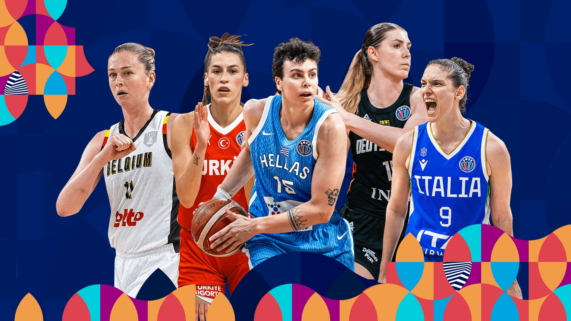 Who was the best player of each team at FIBA Women's EuroBasket 2025 ...