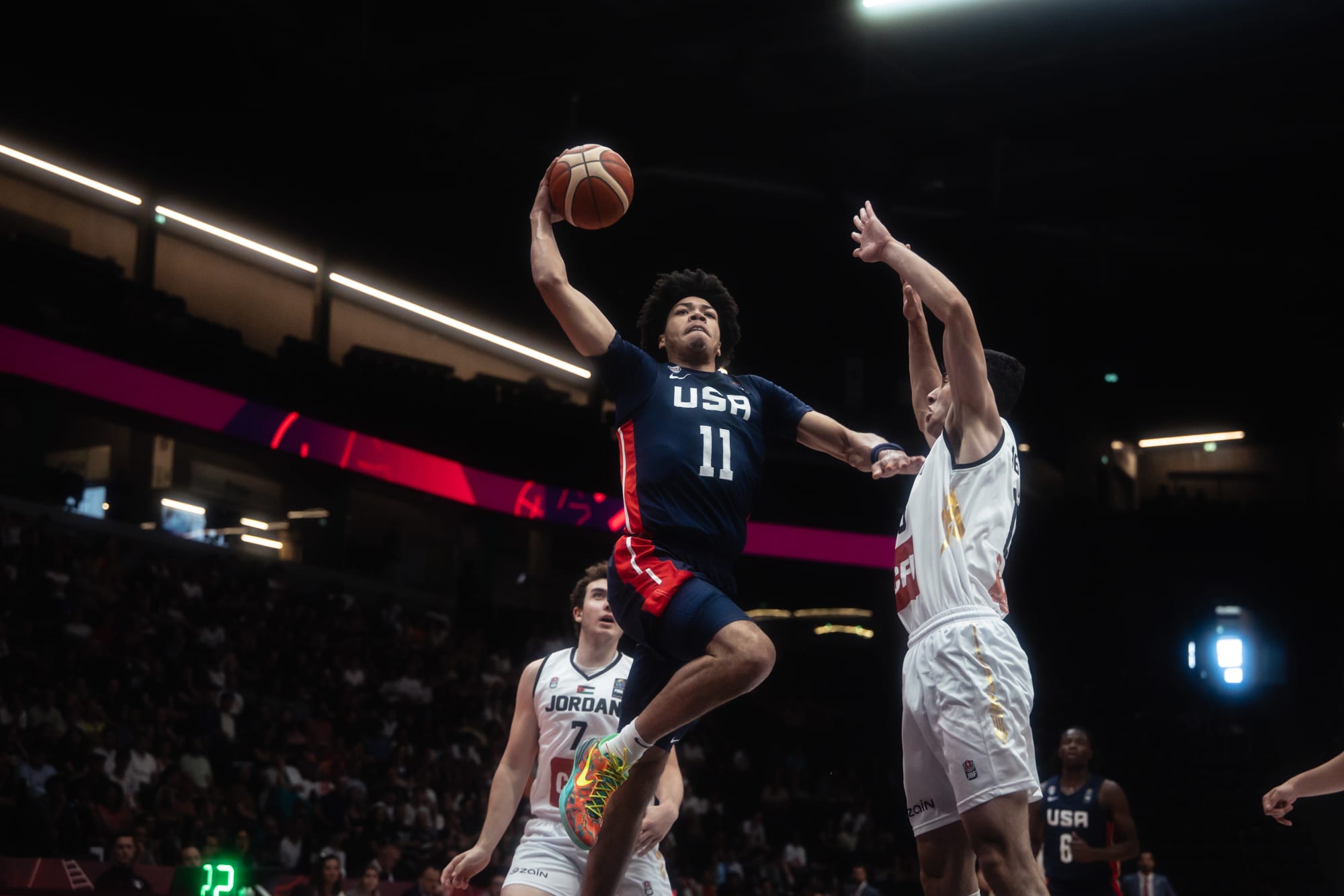 Tyran Stokes makes history with triple-double for USA - FIBA U19 ...