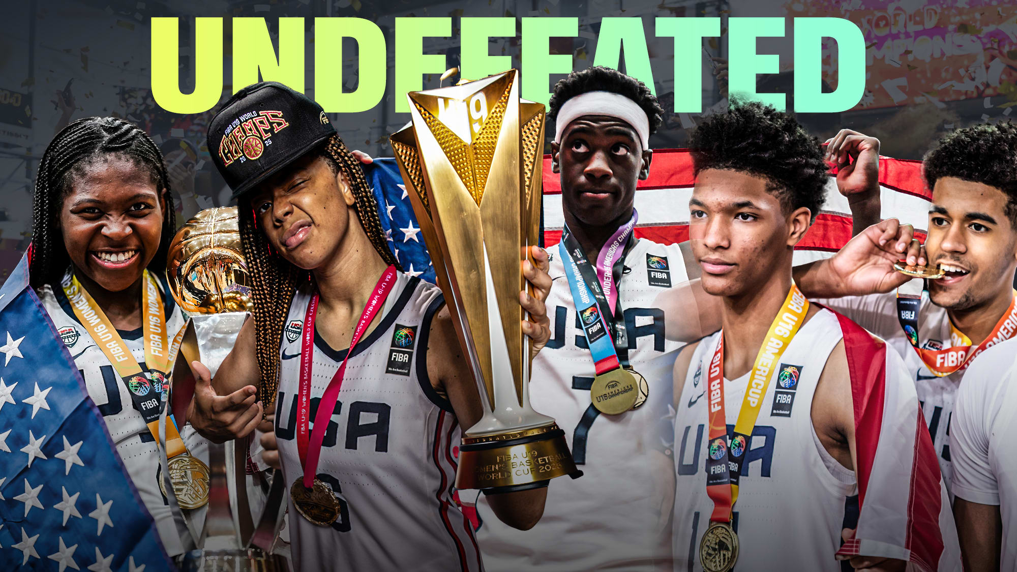 USA youth teams go unbeaten in 2025 | FIBA Basketball