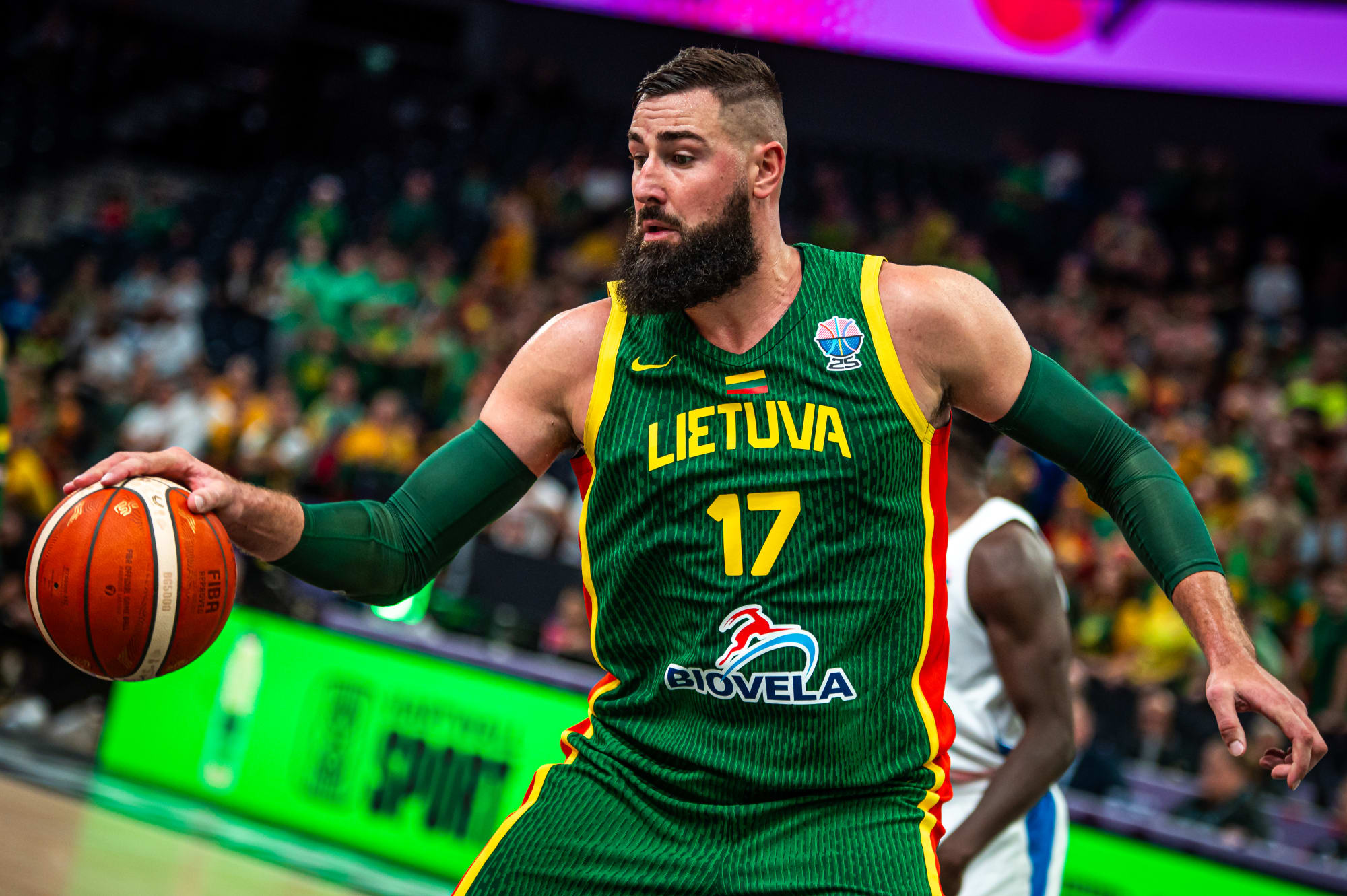 Valanciunas climbs to third in EuroBasket rebounding charts - FIBA ...