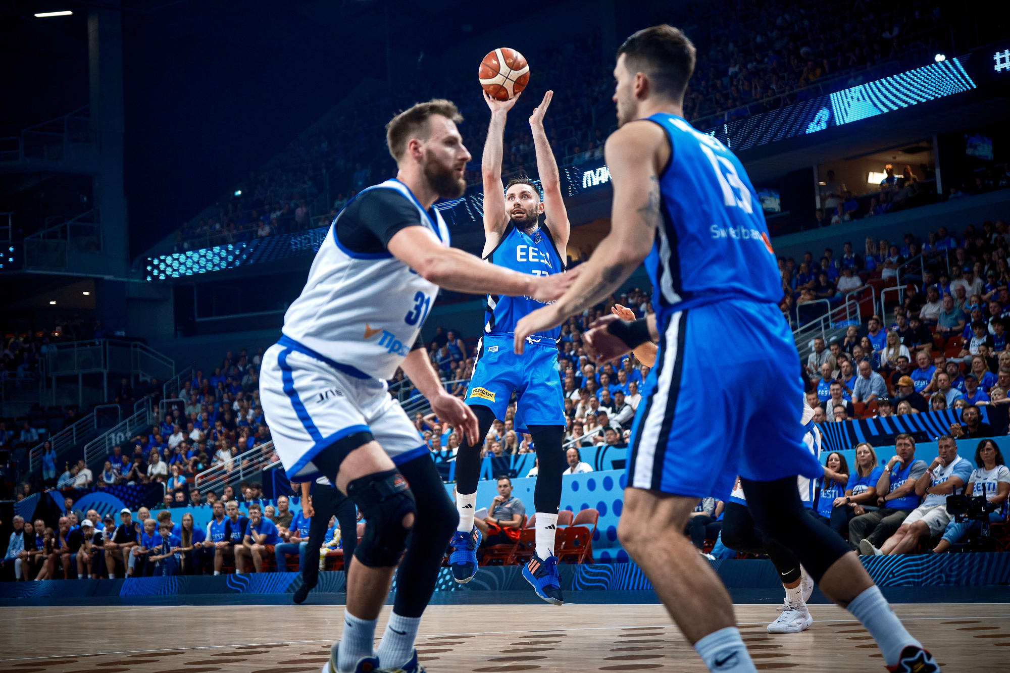 8,000 traveling fans carry Estonia to first win - FIBA EuroBasket 2025 ...