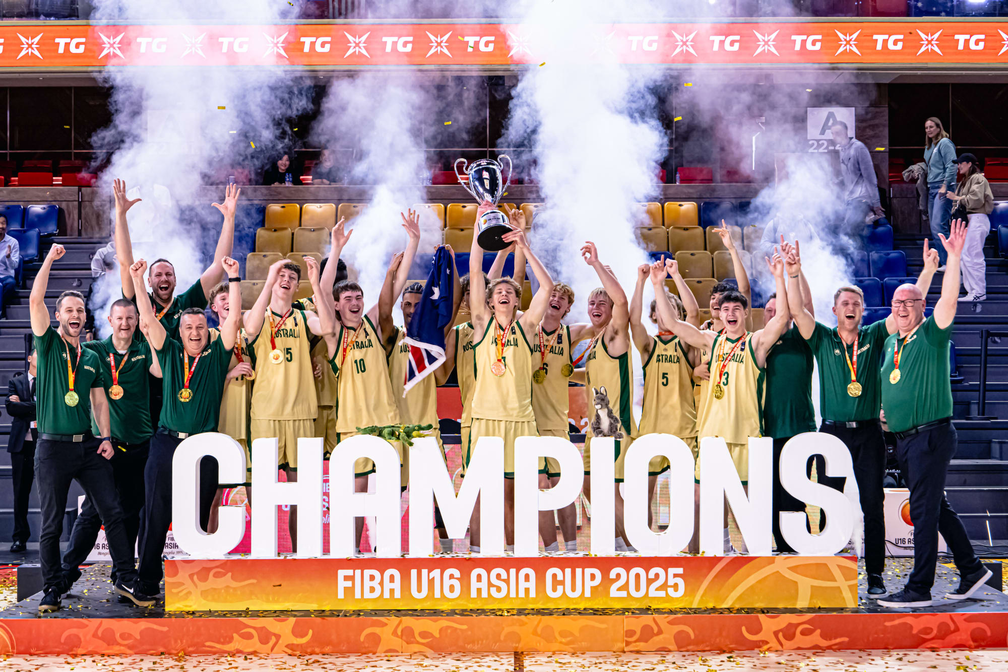Australia maintain unbeaten streak, complete four-peat - FIBA U16 Asia ...