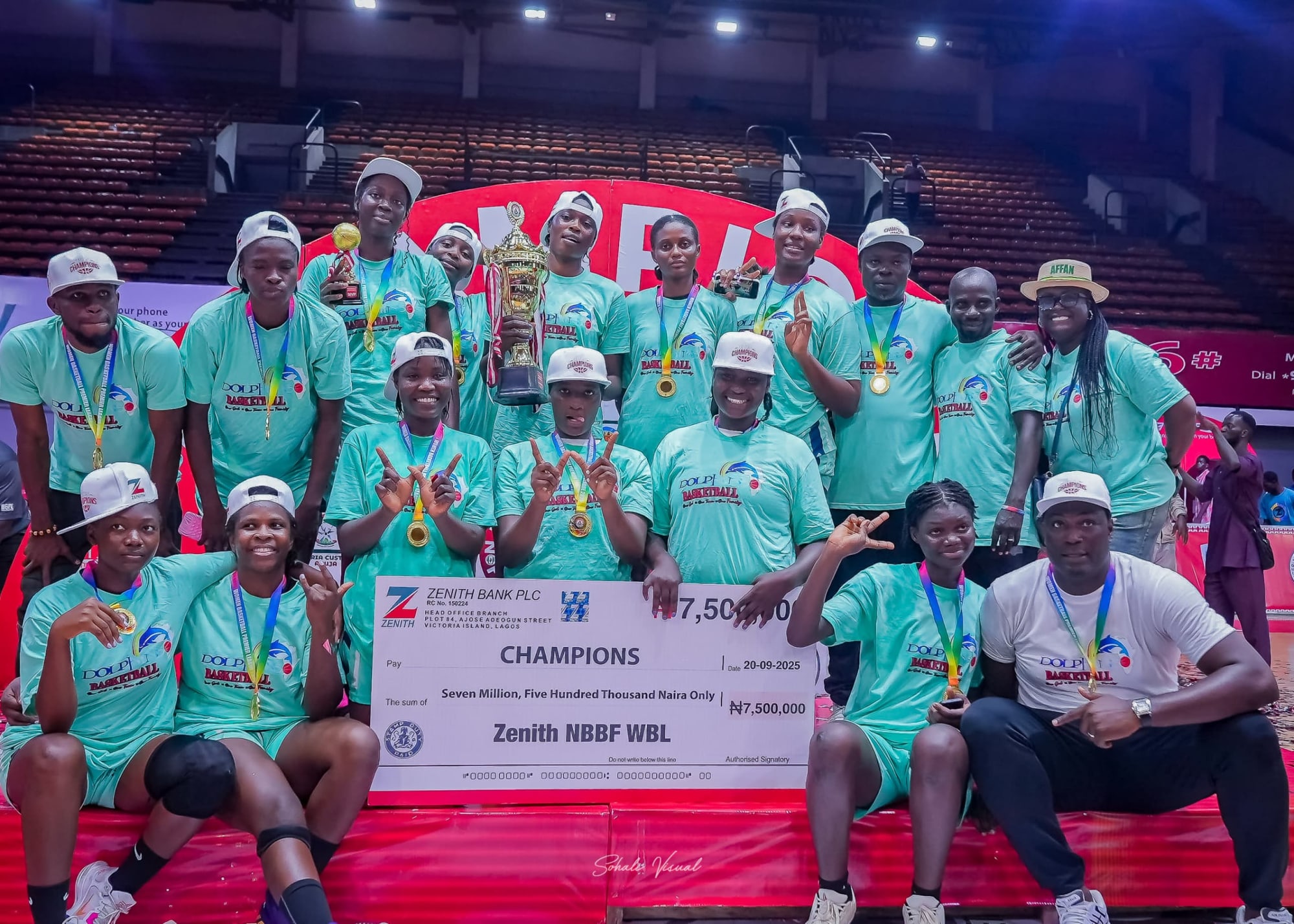 Dolphins reclaim the Nigerian Women's League title for the first time ...