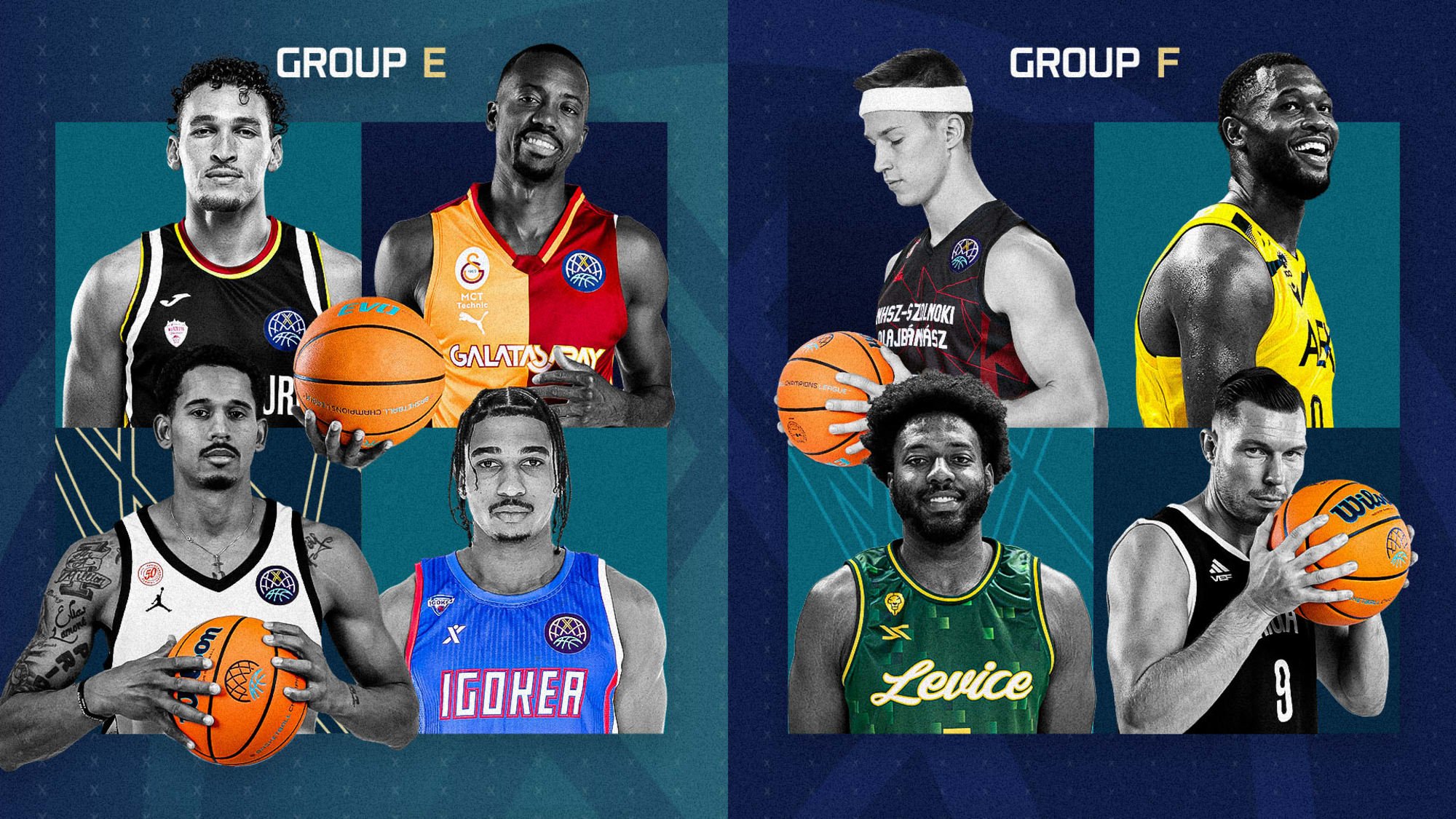 Groups E & F: Galatasaray, AEK want another Final Four experience ...