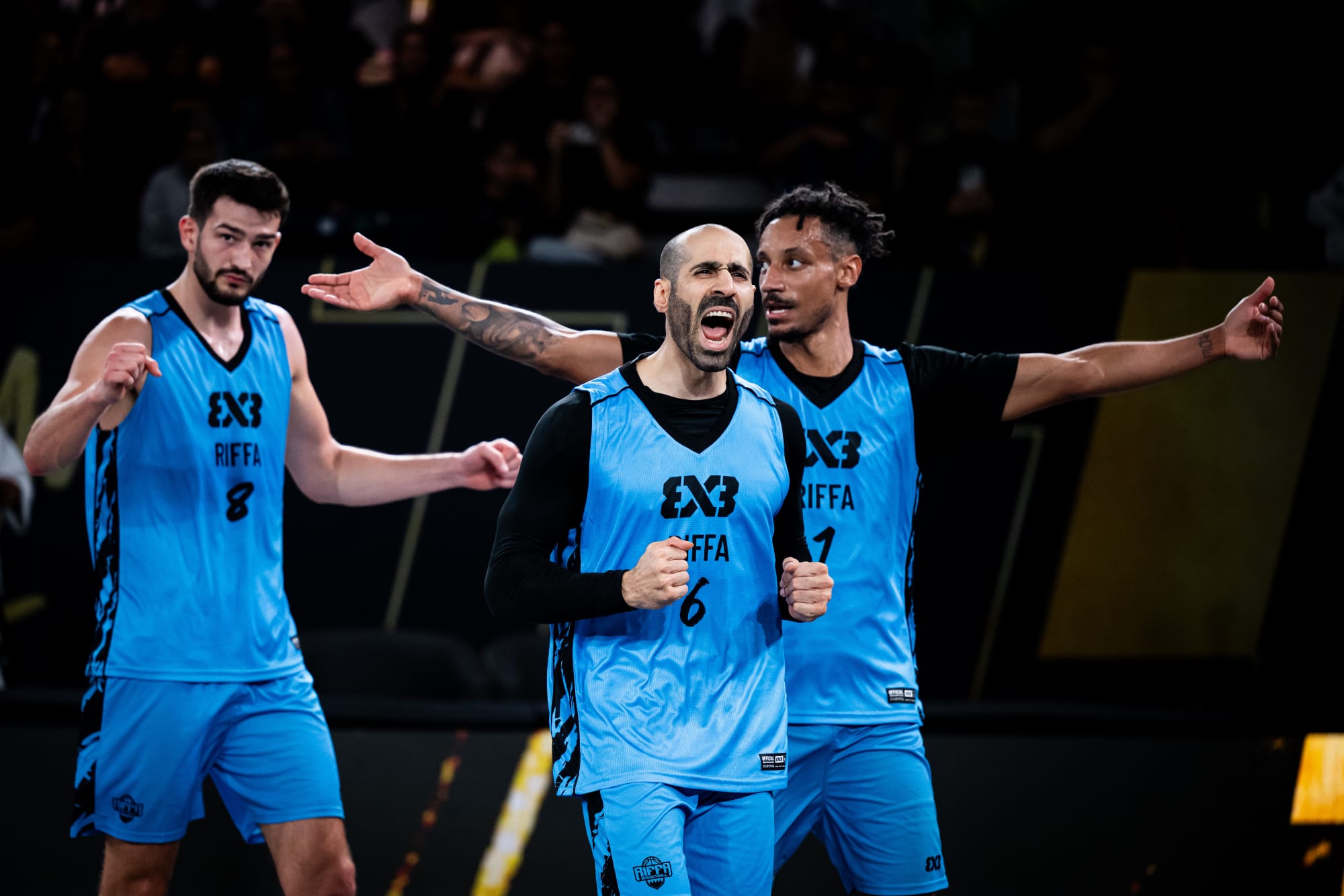 Riffa hype up the home crowd on Day 1 of FIBA 3x3 World Tour Manama ...