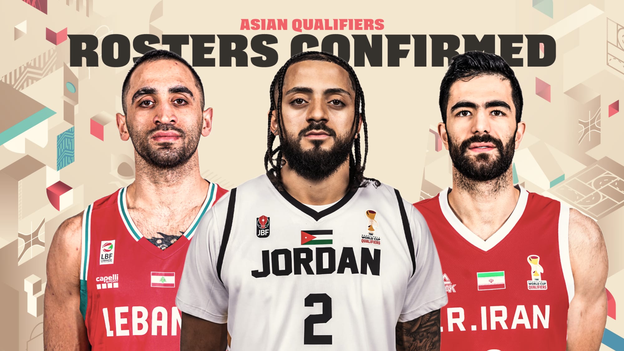Asian Qualifiers: Rosters confirmed for November 27 - FIBA Basketball ...