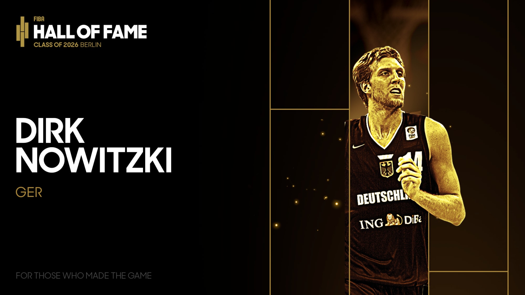 2026 FIBA Hall of Fame: Dirk Nowitzki | FIBA Basketball
