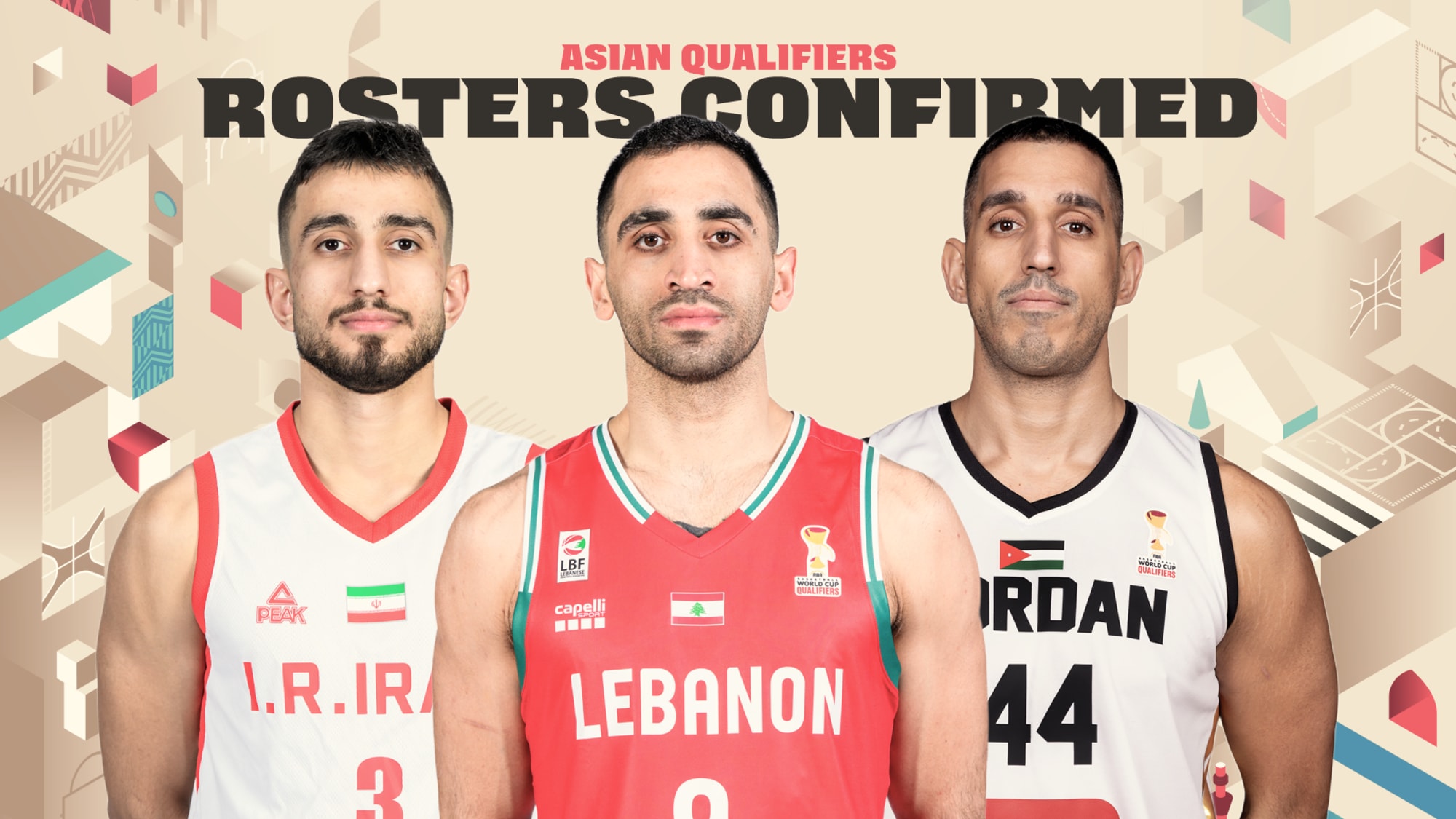 Asian Qualifiers: Rosters confirmed for February 27 - FIBA Basketball ...