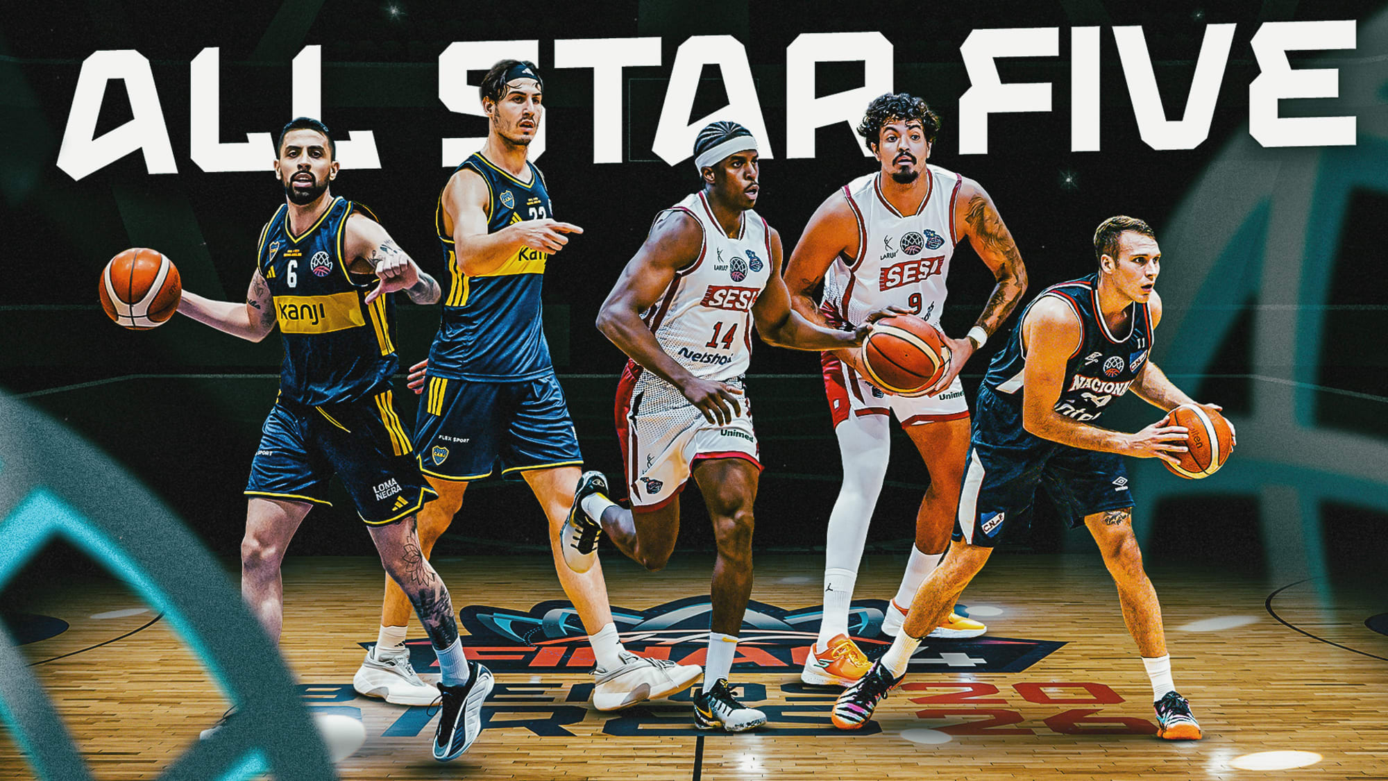 Final Four All-Star Five named - Basketball Champions League Americas ...
